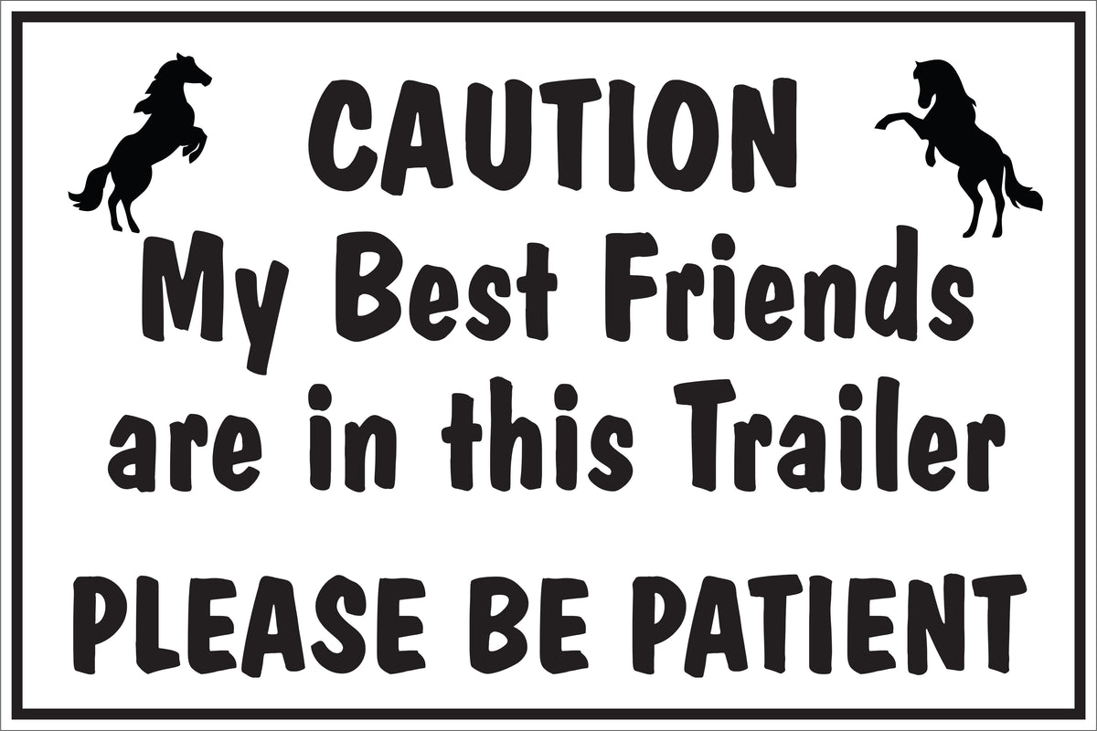 Best Friend - Horses Float Decal – Cowhorse Tack